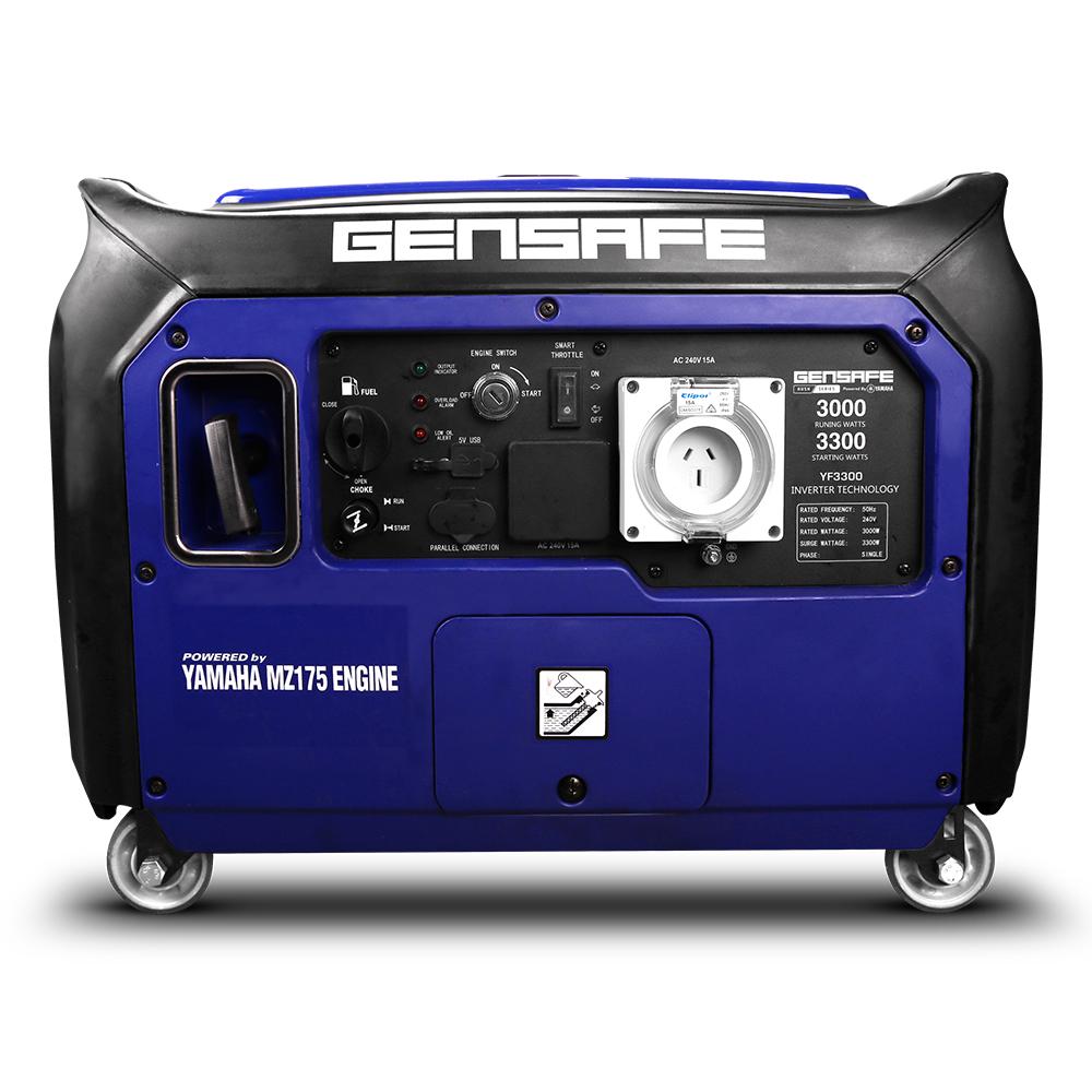Gensafe YF3300KIT 2-Pack 3kw YAMAHA-MZ175 Petrol Portable Inverter ...