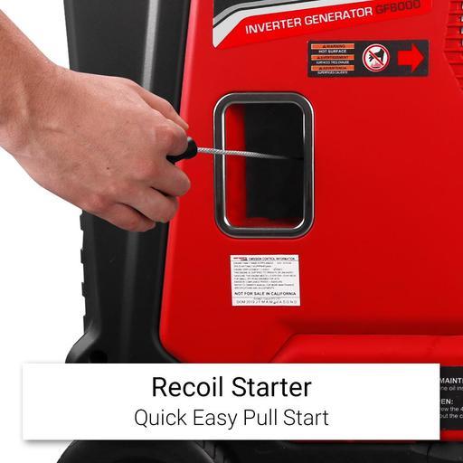 Gensafe GF8000 8kW Petrol Portable Electric Start Inverter Generator