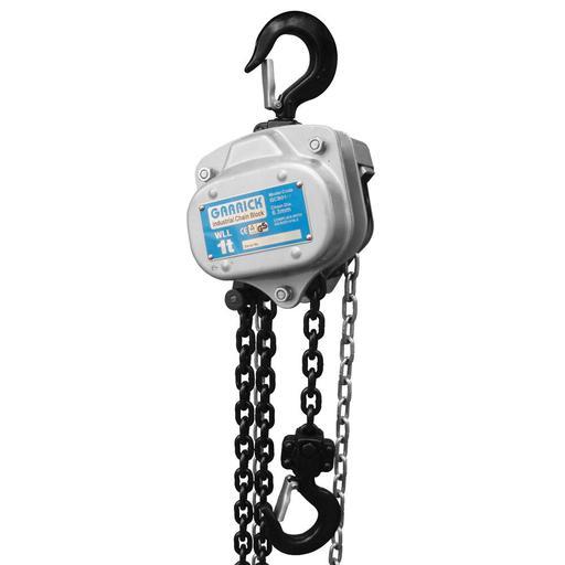 Garrick GCBLL0103 1 Ton 3m Industrial Chain Block With Load Limiter