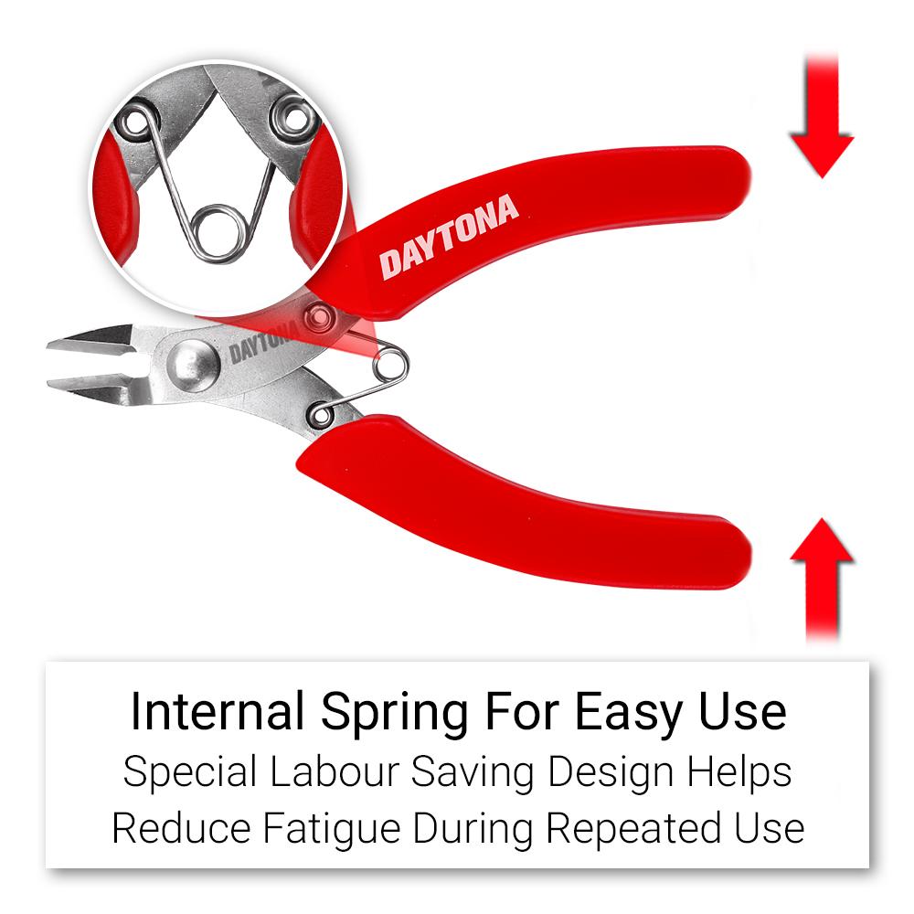 Daytona DSSDP 110mm (4-1/3") Stainless Steel Diagonal Cut Pliers