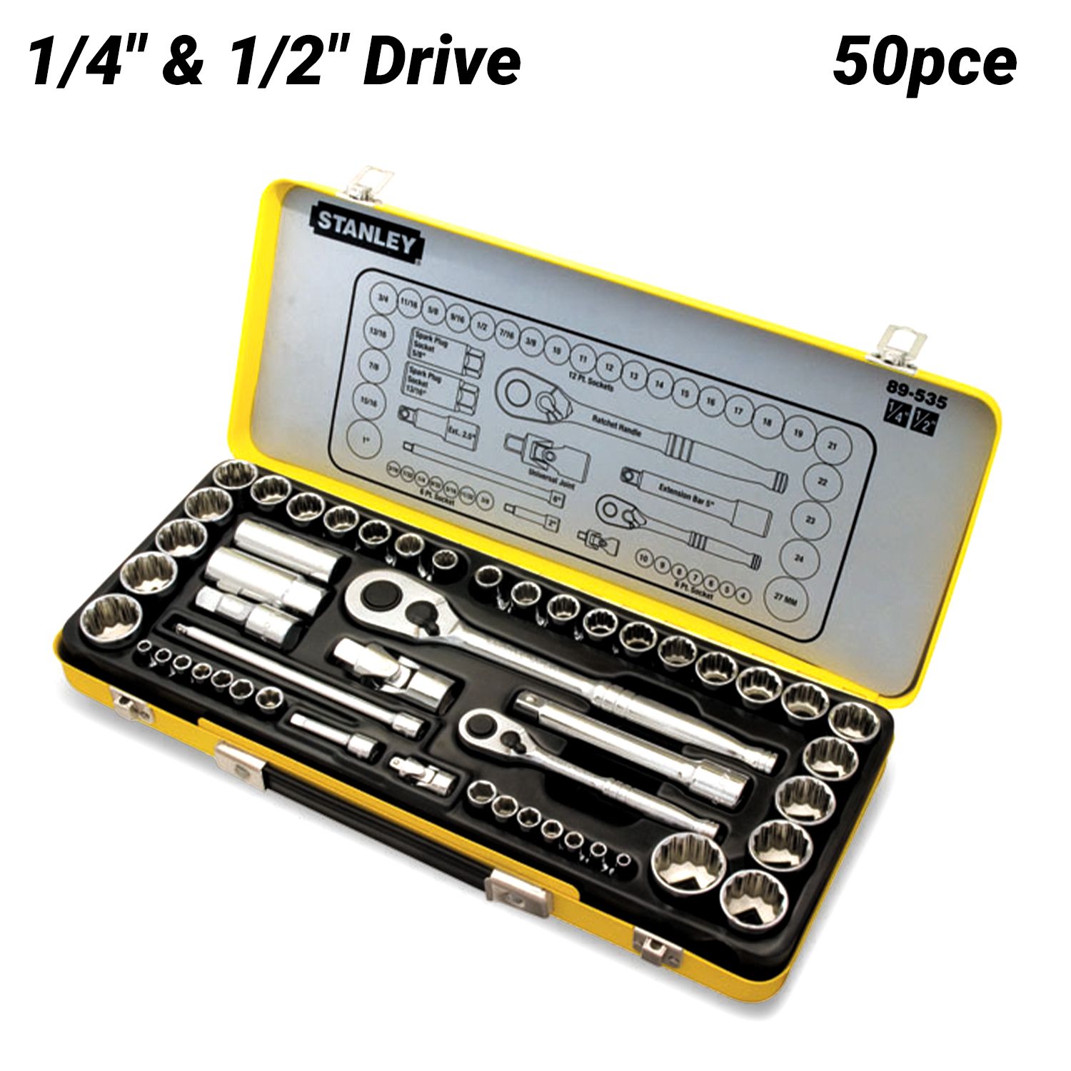 Stanley 89-535 50pce 1/4