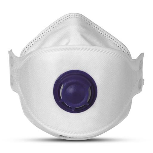Pro Choice PCFFP2V 10-Pack Flat Fold P2 N95 Dusk Masks with Valve
