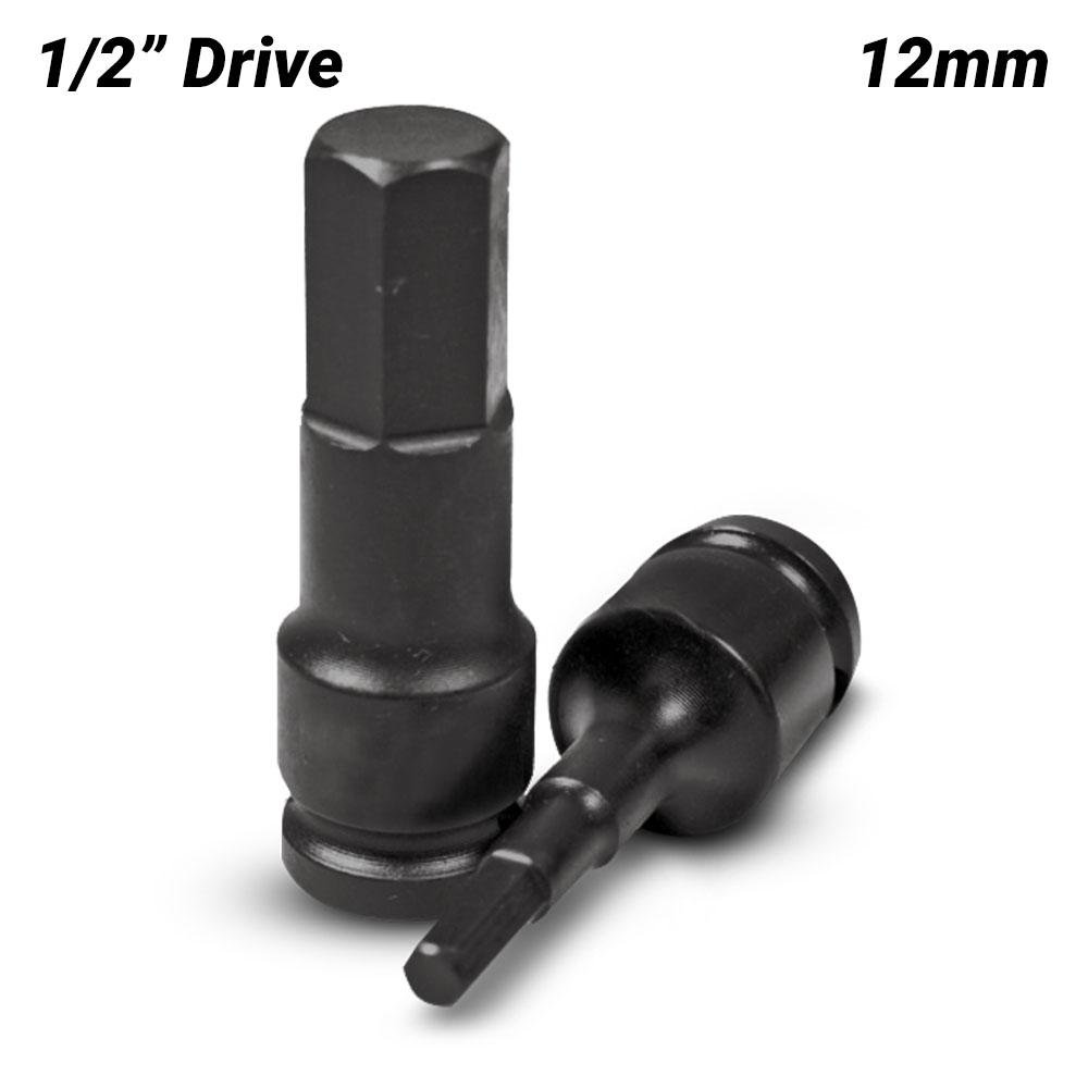 Sidchrome X4H12M 1/2" Drive INHEX 12mm Impact Metric Socket