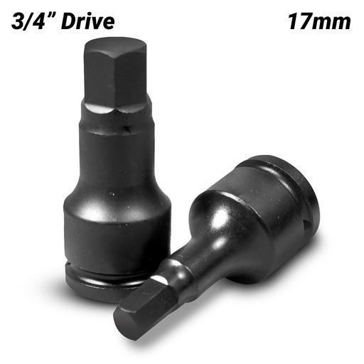 Sidchrome X6H17M 3/4" Drive INHEX 17mm Impact Metric Socket