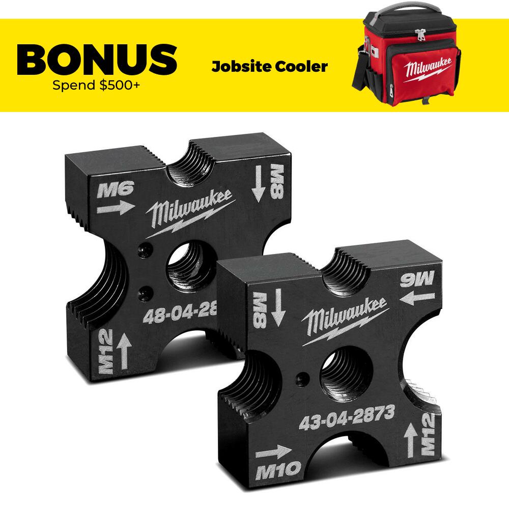 Milwaukee 4932471373 2-Pack Replacement Cutting Die Set to suit 18V ...
