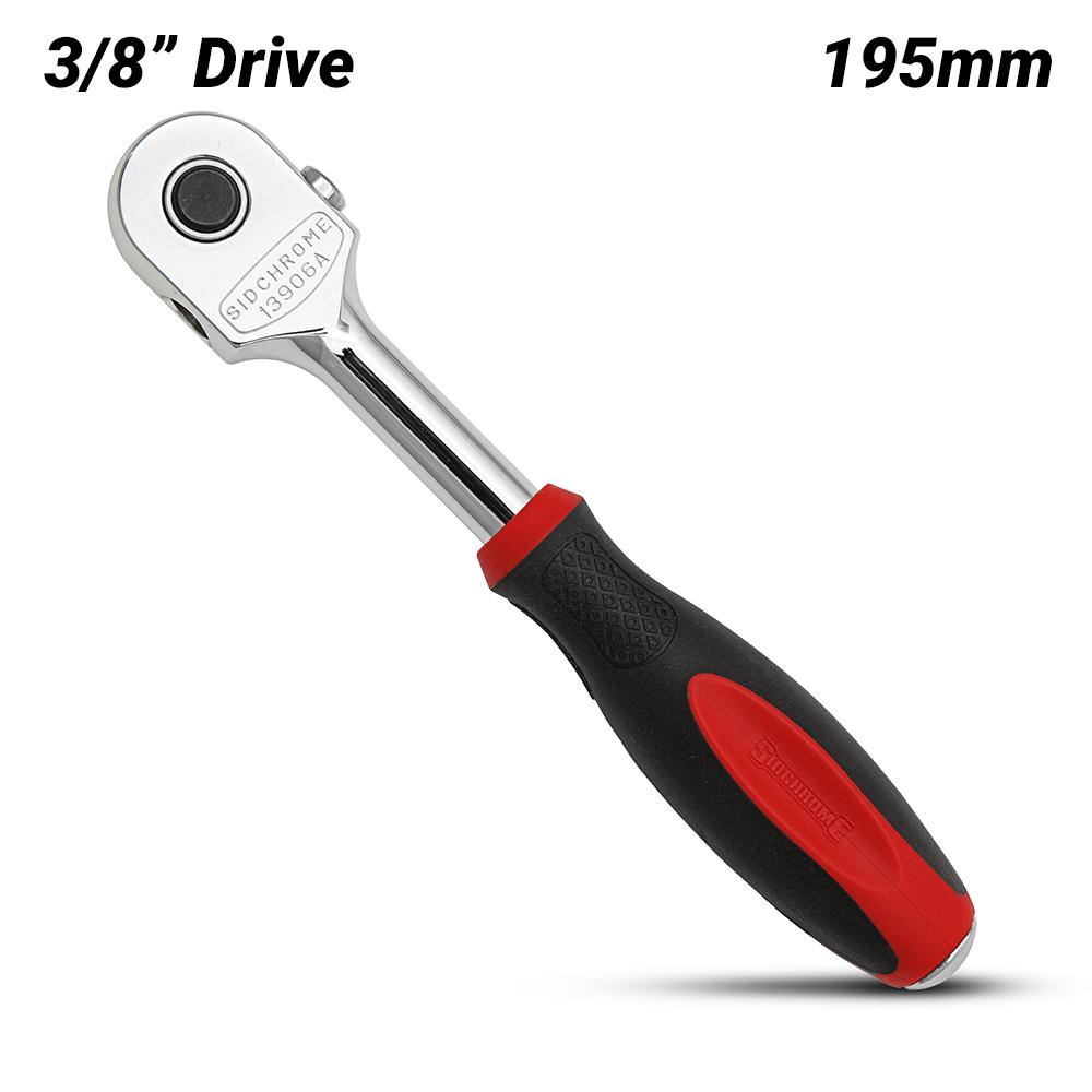 Sidchrome SCMT13906 195mm 3/8" Drive Metric Reversible Ratchet