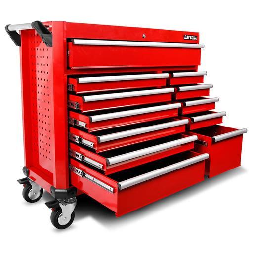 Daytona D43B 12 Drawer Red Tool Box Roller Cabinet