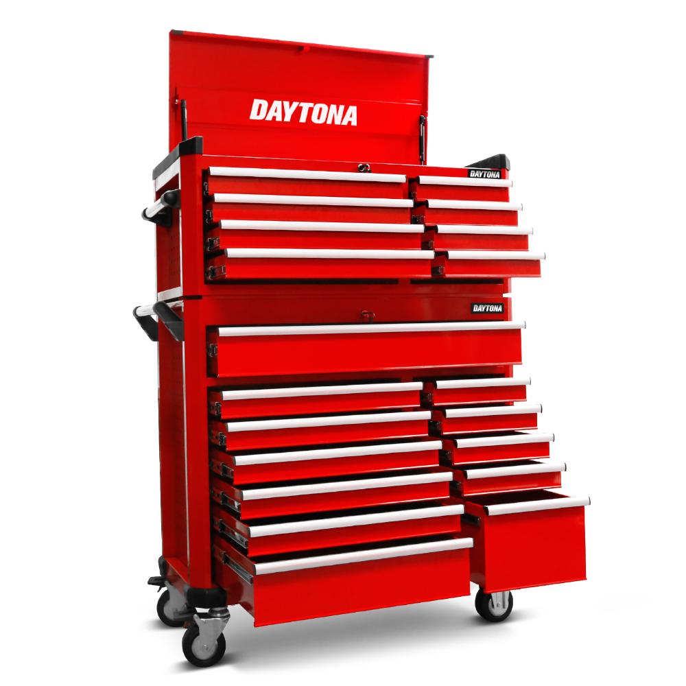 Daytona DT86B 43" Heavy Duty 8 Drawer Tool Chest & 12 Drawer Tool Box ...
