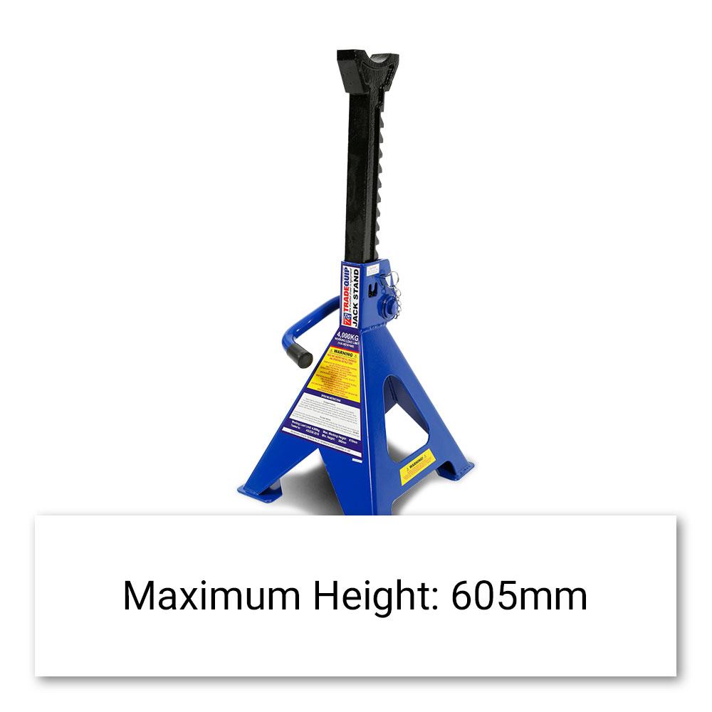 TradeQuip 1148T 4000kg Ratchet Jack Stands