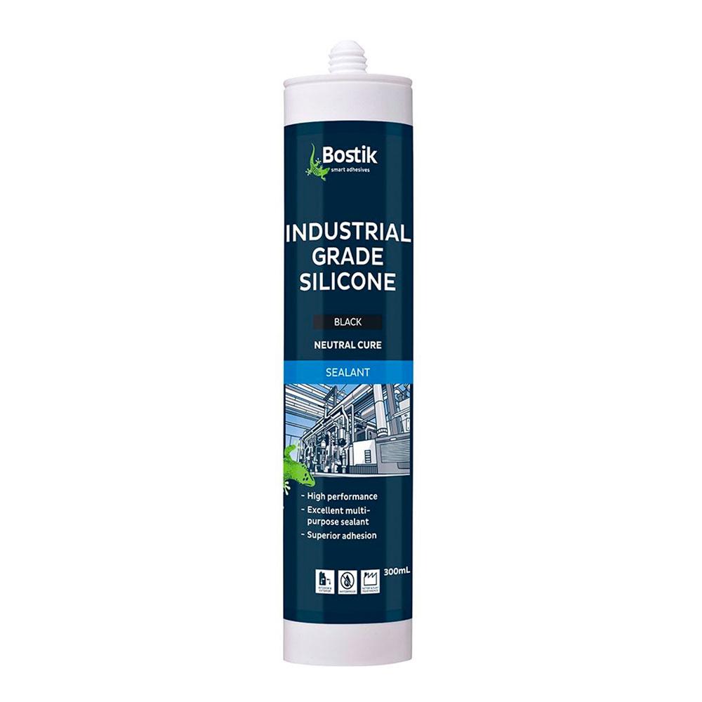 Bostik 30840121 300ml Industrial Grade Silicone - Black