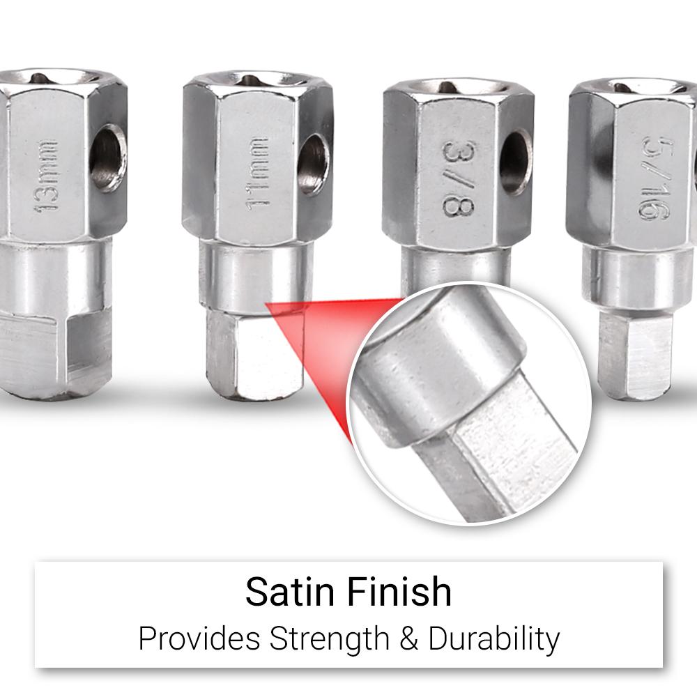 Daytona DSUMP 12pce 3/8" Oil Drain Sump Plug Key Socket Set