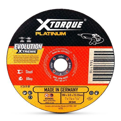 Xtorque XPFI1803 Platinum 80mm (7") 3mm Flat Centre Premium Inox ...