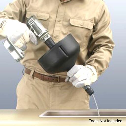 PlumBOSS WS-PRO-25-1-4 6mm (1/4") x 7m (25ft) WasteSNAKE Pro With Cable ...