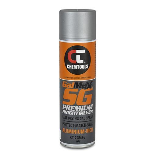 Chemtools CT-SG-400 400g SG Silver 3-in-1 Galvanising Aerosol Paint
