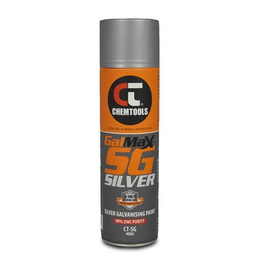 Chemtools CT-CG-400 400g 90 Cold Galvanizing Aerosol Paint - Zinc Rich