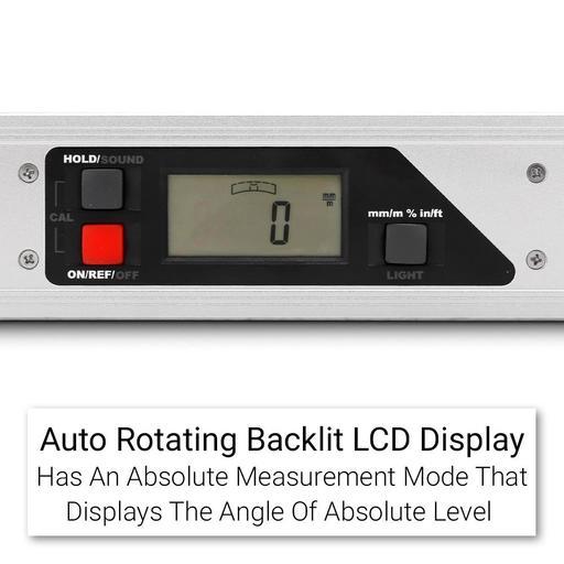 Techsmart TDL600 600mm (23-1/2") Digital Magnetic Spirit Level