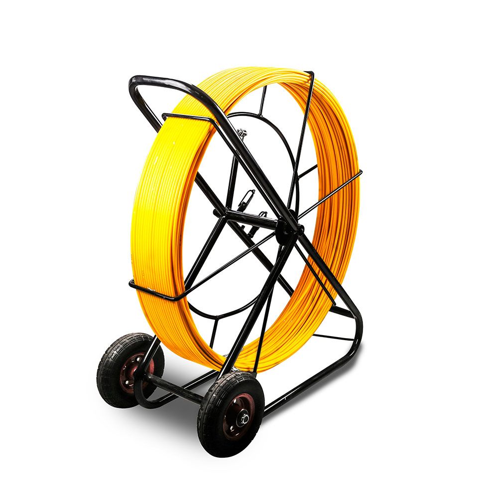 Sparrow SFTF158 150m x 8mm Fibreglass Duct Rodder Cable with Wheeled ...