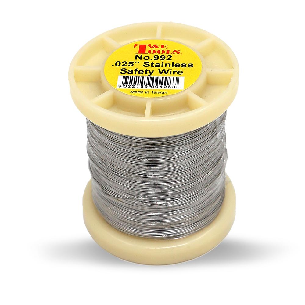 T&E Tools 992 0.025" x 599Ft Stainless Safety Wire