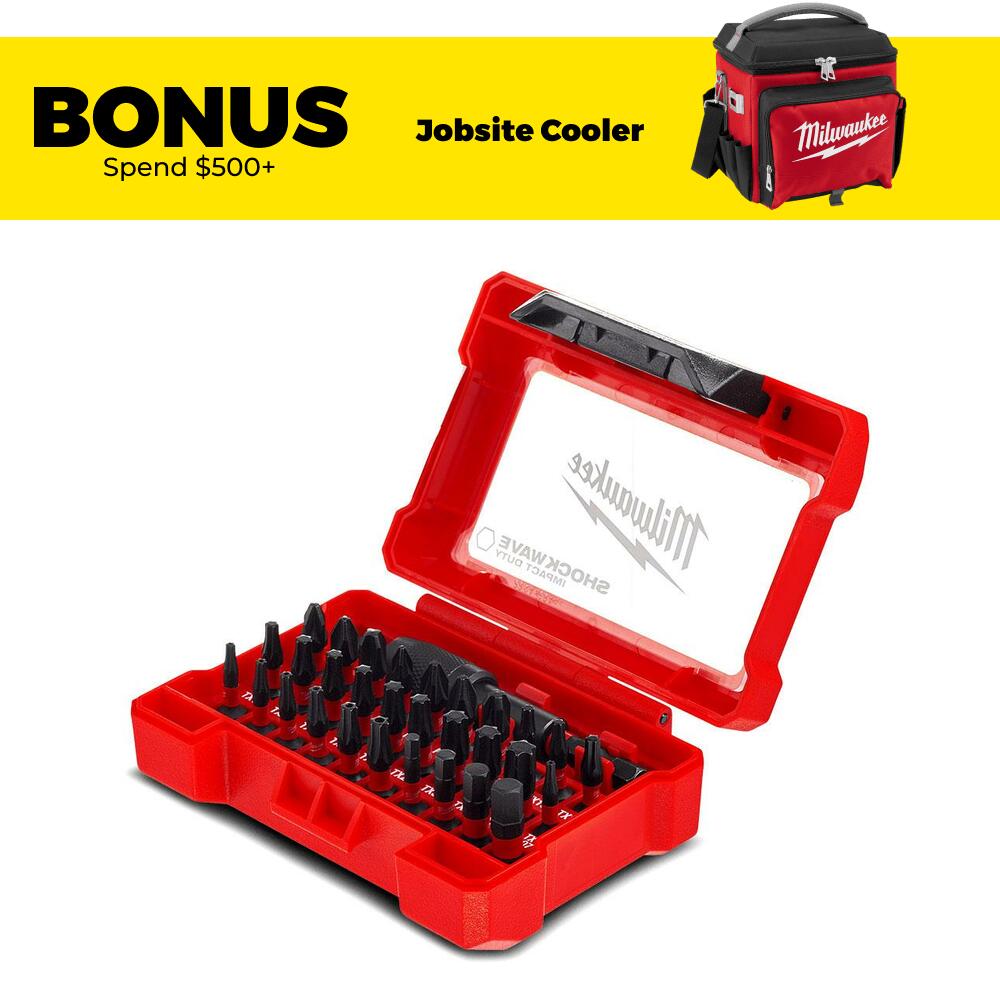 Milwaukee 4932464240 32pce SHOCKWAVE Impact Duty Screwdriver Bit Set