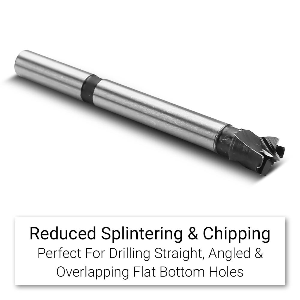 Xtorque XFB10 10mm C45 Carbon Steel Forstner Woodworking Drill Bit