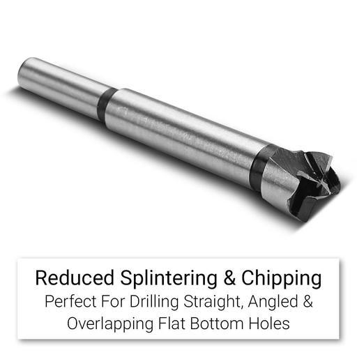 Xtorque XFB14 14mm C45 Carbon Steel Forstner Woodworking Drill Bit