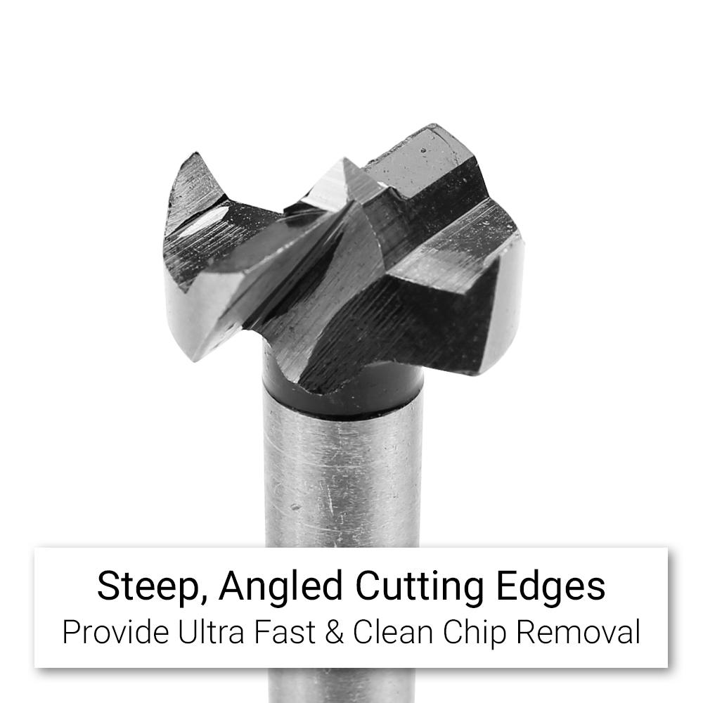 Xtorque XFB26 26mm C45 Carbon Steel Forstner Woodworking Drill Bit