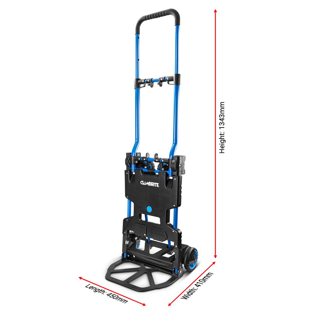 Climbrite CFHT120 70-120kg 2-In-1 Foldable Platform Hand Trolley