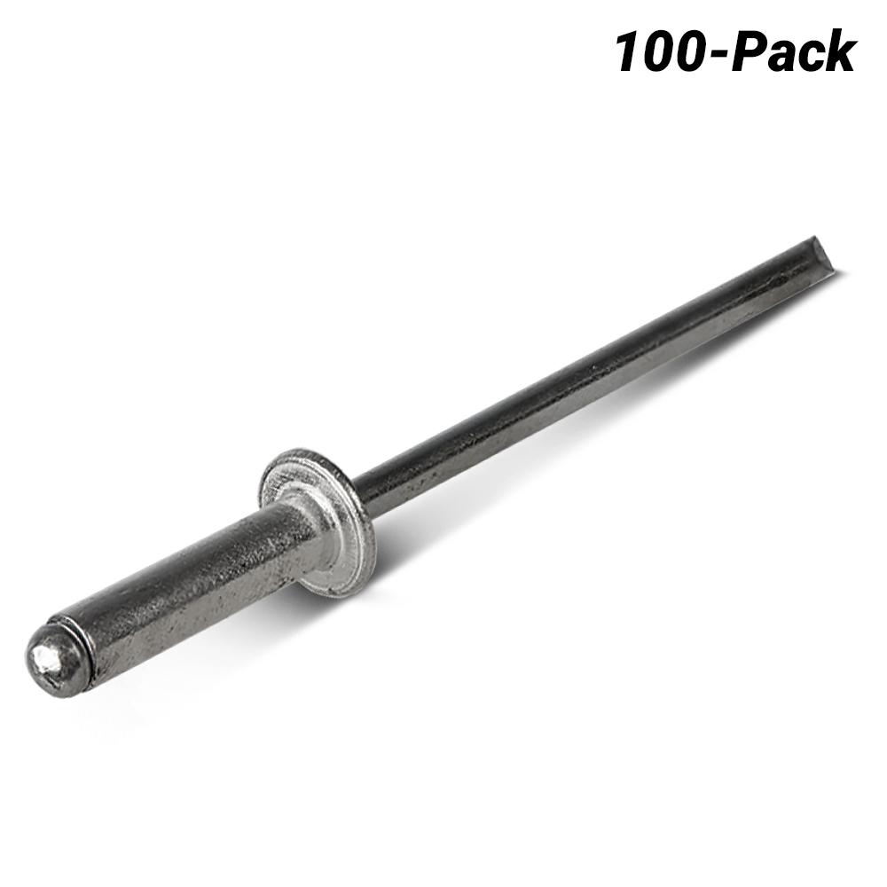 Apex AS-4-6-HP 100-Pack 3.2mm x 13.6mm Aluminium/Steel Rivet