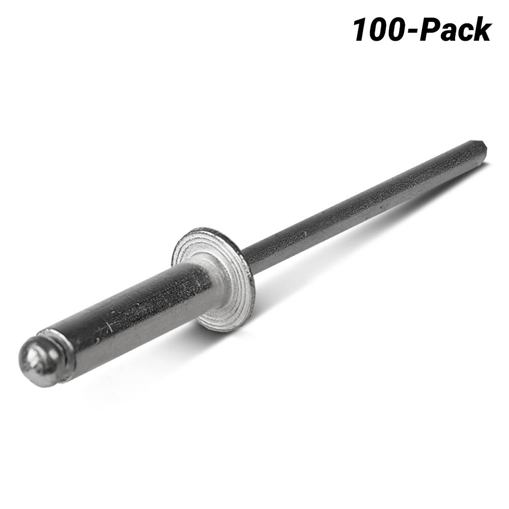Apex AS-5-8-HP 100-Pack 4mm x 17.1mm Aluminium/Steel Rivet