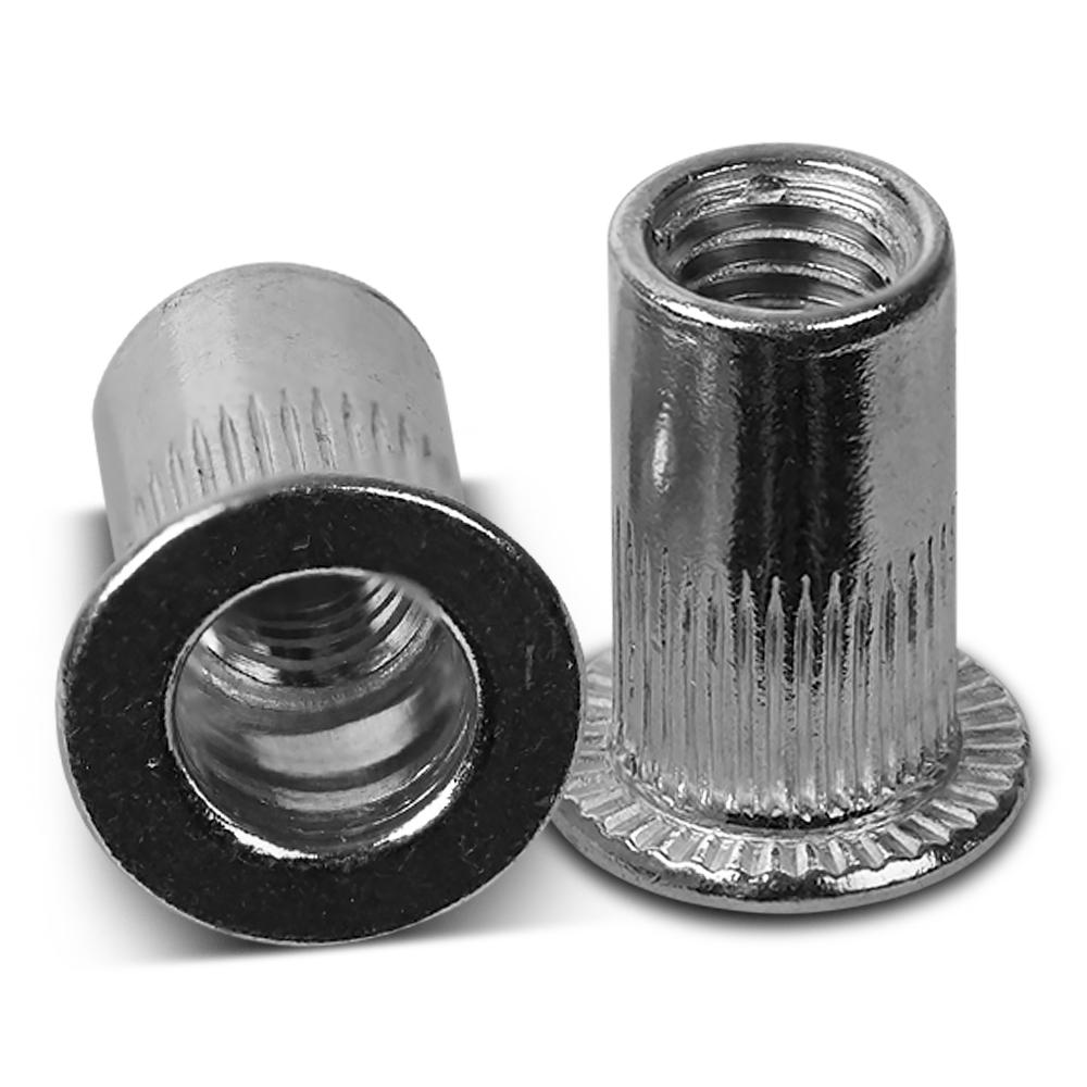 Apex NARLM5-HP 100-Pack 7mm x 11.5mm Nut Ribbed Aluminium Rivet