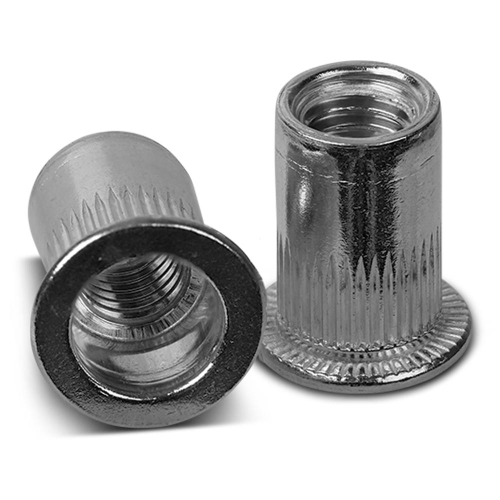 Apex NARLM8-HP 100-Pack 11mm x 15mm Nut Ribbed Aluminium Rivet
