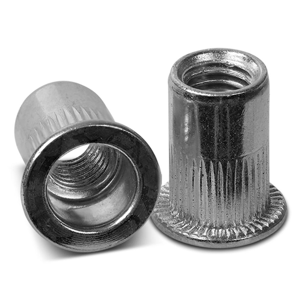 Apex NSRLM8-HP 100-Pack 11mm x 16mm Nut Ribbed Steel Rivet