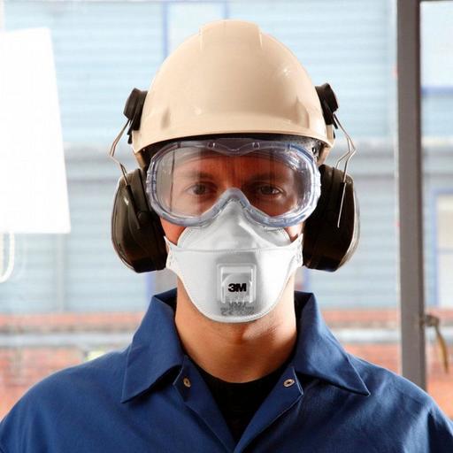 3M 9322A+ (XA010017854) 10-Pack P2 N95 Particulate Dust Mask Respirator