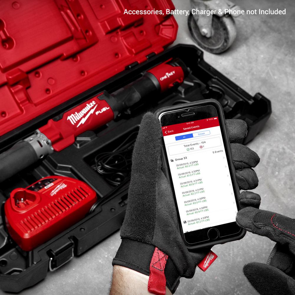 Milwaukee M12ONEFTR38-0C 12V Li-ion Cordless Fuel ONE-KEY 3/8" Digital ...