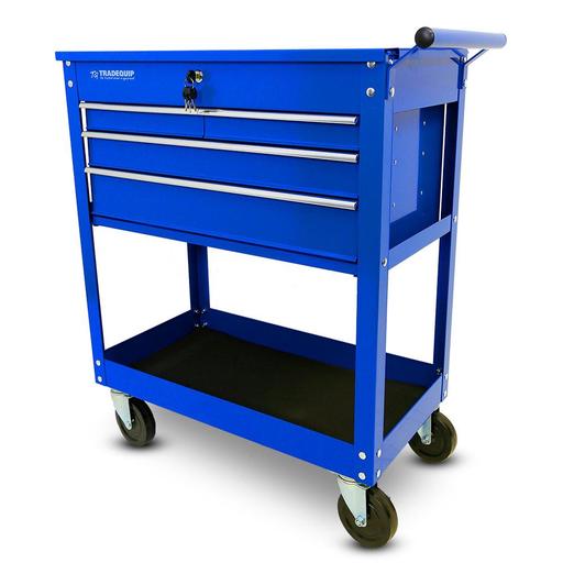 TradeQuip 6052 4-Drawer Workshop Tool Trolley with Lockable Top
