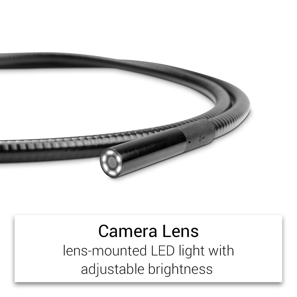 Pinpoint PBS23 Waterproof Borescope Inspection Camera with 2.3" Colour LCD