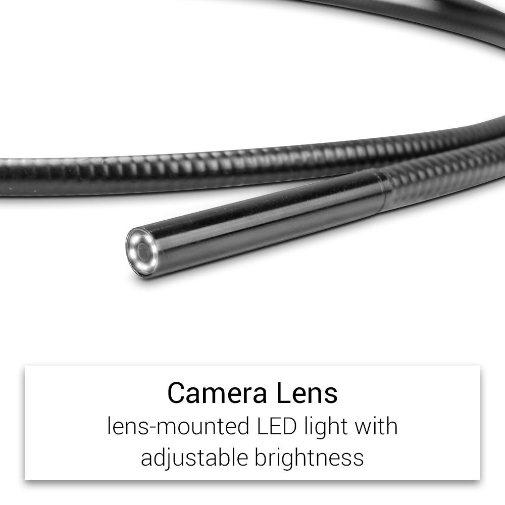 Pinpoint PCH1M52 1m x 5.2mm Waterproof Camera Cable to suit Borescope ...