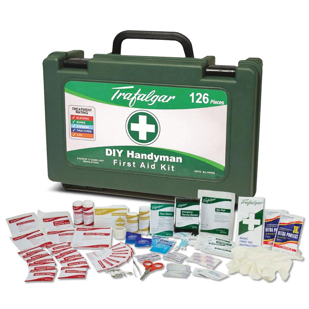Trafalgar 101290 126pce DIY Handyman First Aid Kit