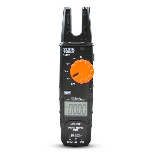Klein A-CL360 200 Amp Open-Jaw Fork Meter