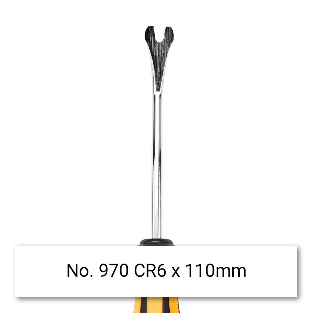 Vessel 9706EVA 6pce Megadora Chisel Clip & Hose Remover Set