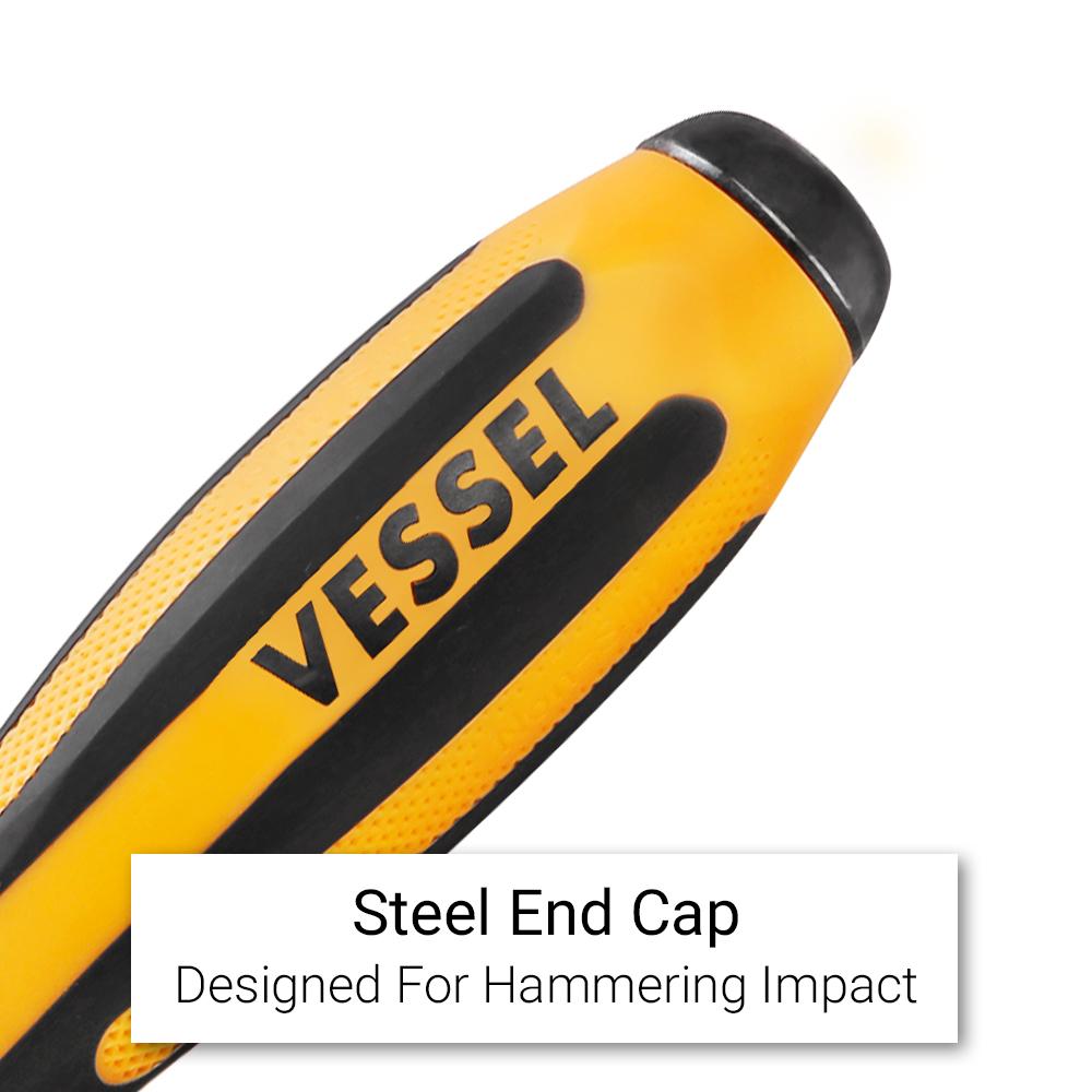 Vessel 9706EVA 6pce Megadora Chisel Clip & Hose Remover Set