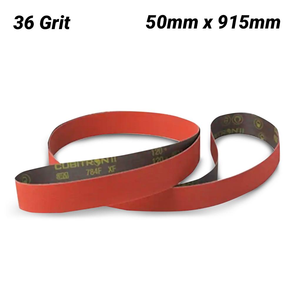 3M AC019429482 (784F) 50mm x 915mm Cubitron II 784F 36 Grit Belt