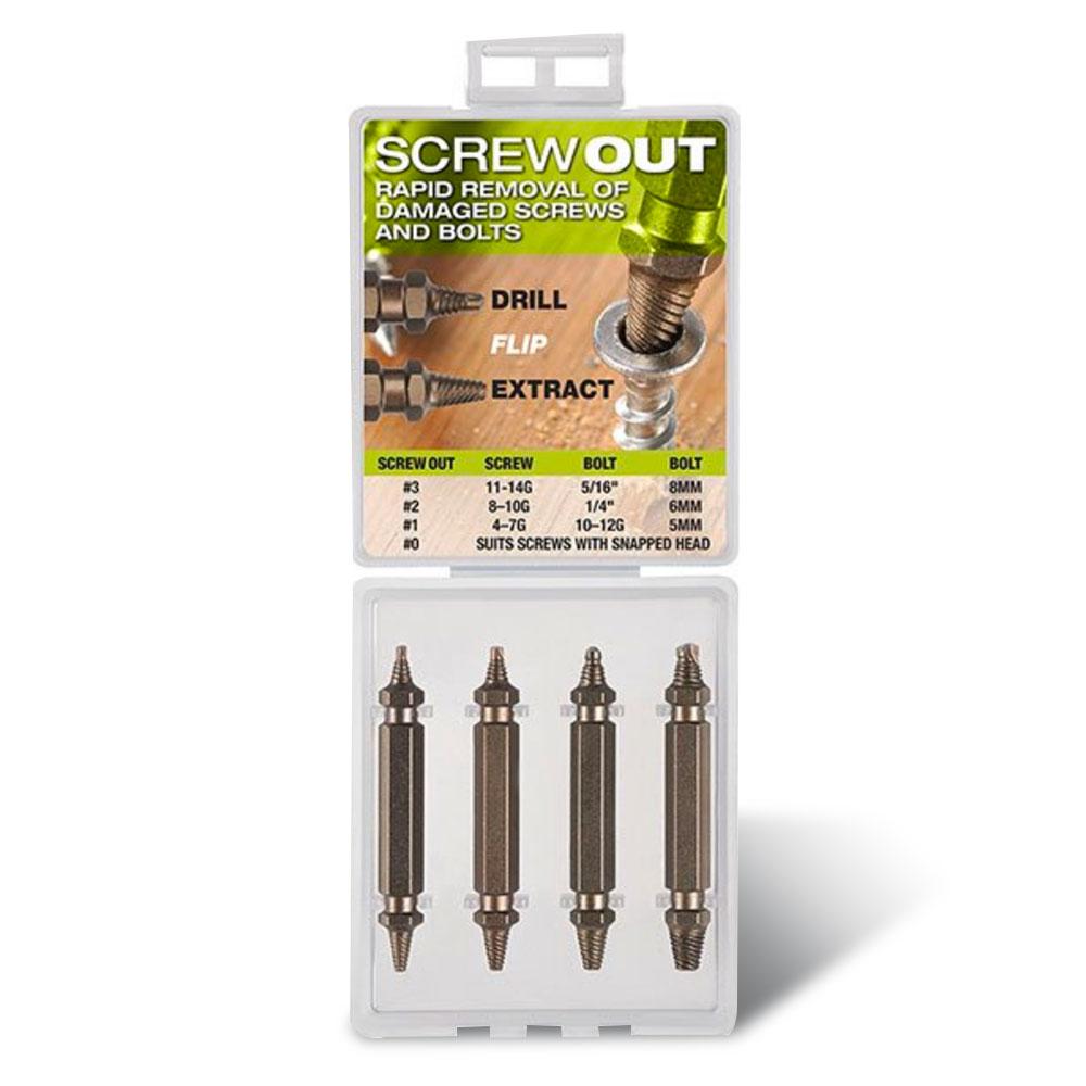 Bordo 9901-S1 4pce Screw-Out Set