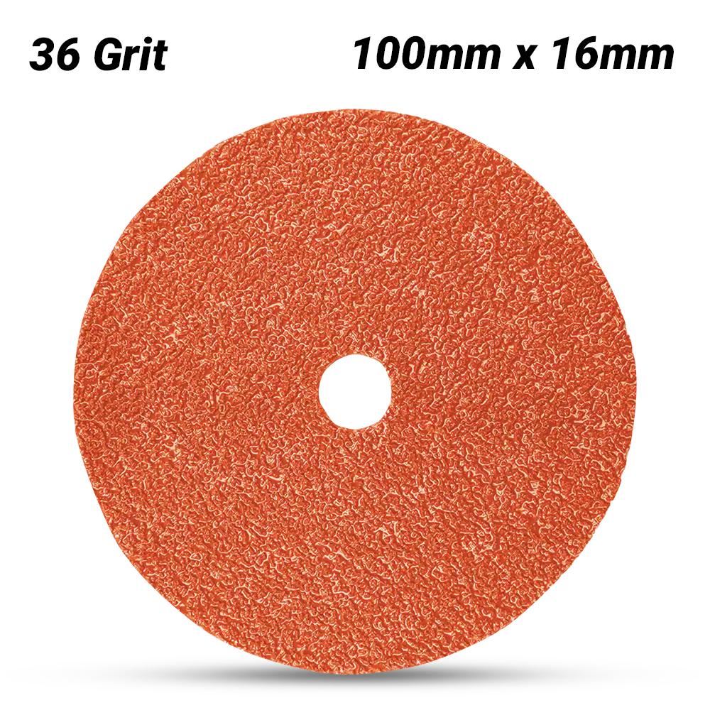3M 60440230054 (987C) 100mm x 16mm Cubitron II 987C 36 Grit Fibre Disc