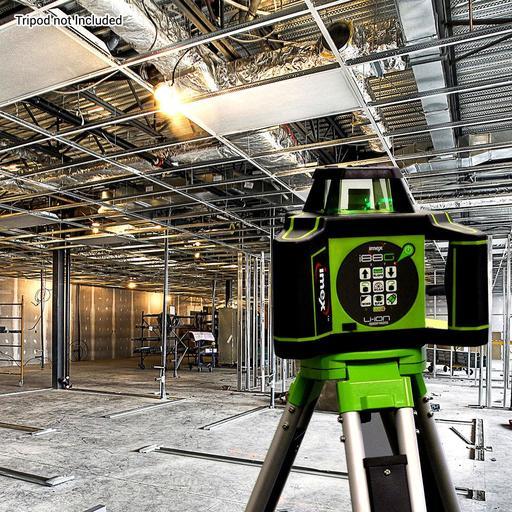 Imex 012-I88G 3.7V 9.0Ah Li-ion Cordless Green Beam Rotating Laser Kit