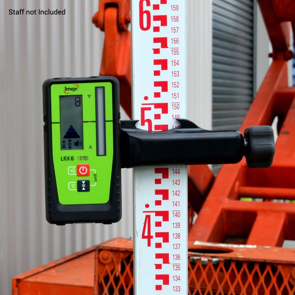 Imex 012-LRX6 Red & Green Beam Digital Millimeter Detector with Bracket