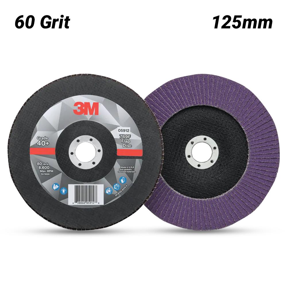 3M UU010034898 (769F) 125mm (5") 769F 60 Grit Flap Disc