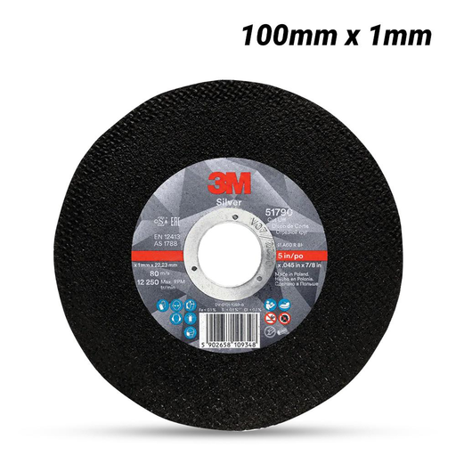 3M 61500293891 (07498) 100mm x 16mm Scotch-Brite Strip Off Wheel