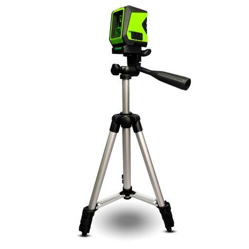 Imex 012-L2G Green Beam Mini Cross Line Laser with Tripod