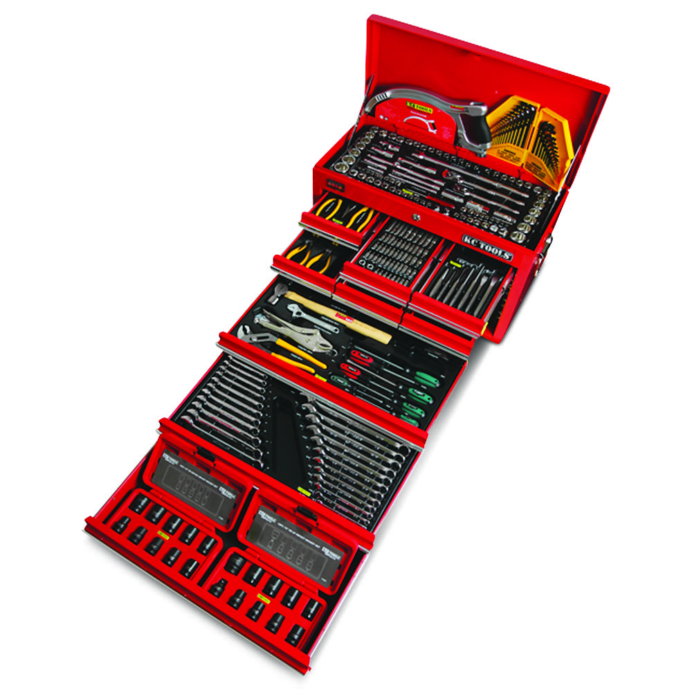 KC Tools ATK960BB 244pce 9 Drawer Tool Chest Metric & AF Tool kit